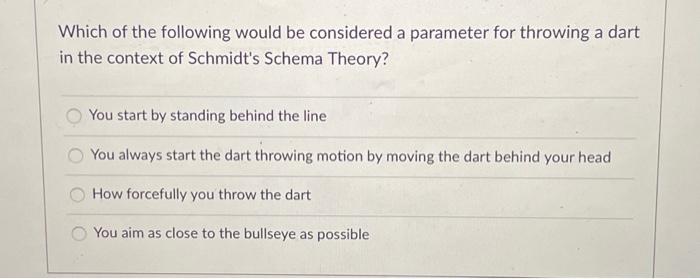 Solved Which of the following would be considered a | Chegg.com