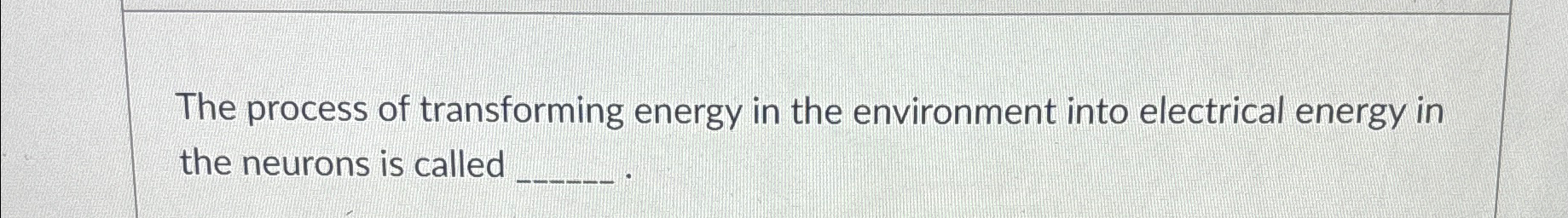 Solved The process of transforming energy in the environment | Chegg.com