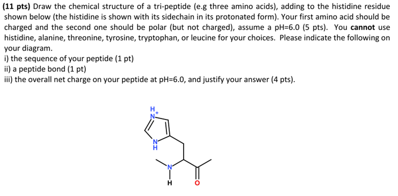 Solved (11 ﻿pts) ﻿Draw the chemical structure of a | Chegg.com
