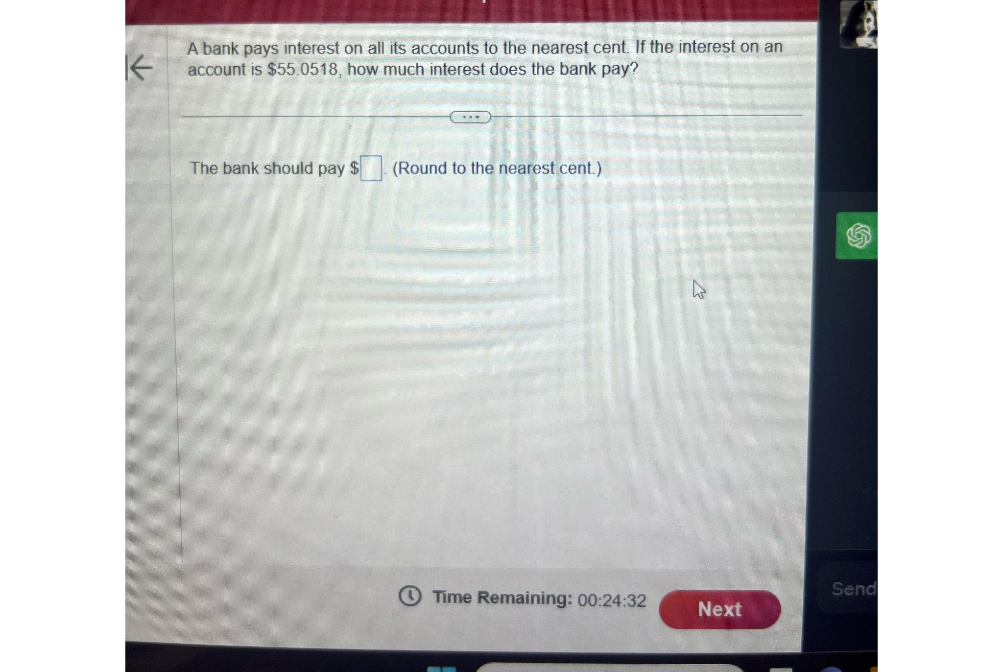 Solved A bank pays interest on all its accounts to the | Chegg.com