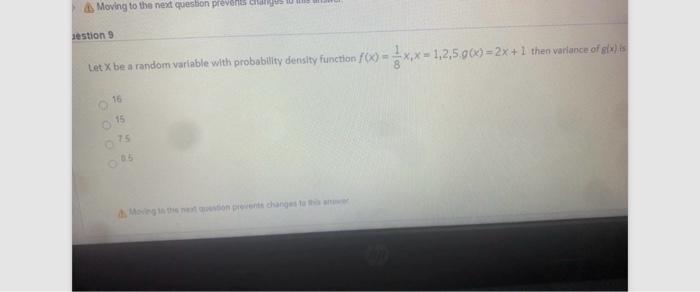 Solved Let X Be A Random Varlable With Probablity Density 7625