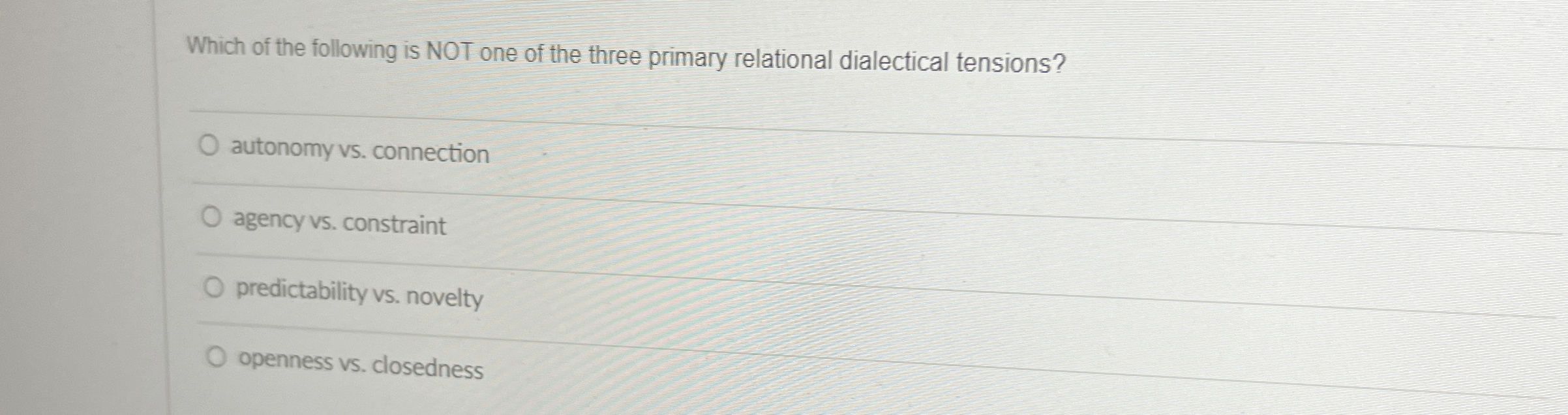 Solved Which of the following is NOT one of the three | Chegg.com
