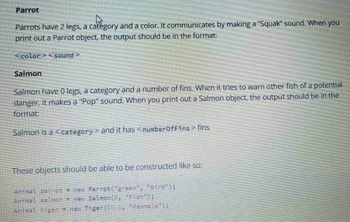 Solved For this task you will be creating a series of | Chegg.com
