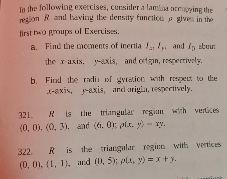 In the following exercises, consider a lamina | Chegg.com In the following exercises, consider a lamina | Chegg.com