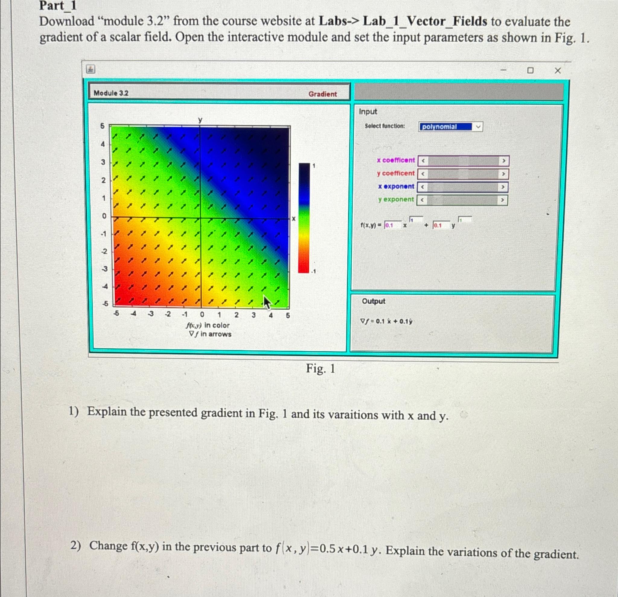 Solved Part_1 ﻿Download "module 3.2" ﻿from the course | Chegg.com