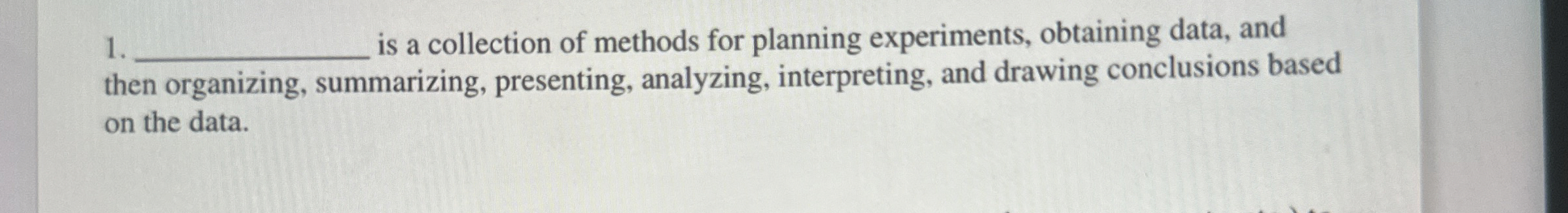 Solved q, ﻿is a collection of methods for planning | Chegg.com