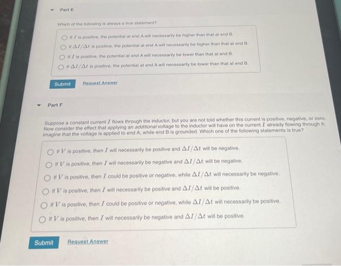 Solved V Part A B = Submit Part B Within the solenoid, but | Chegg.com