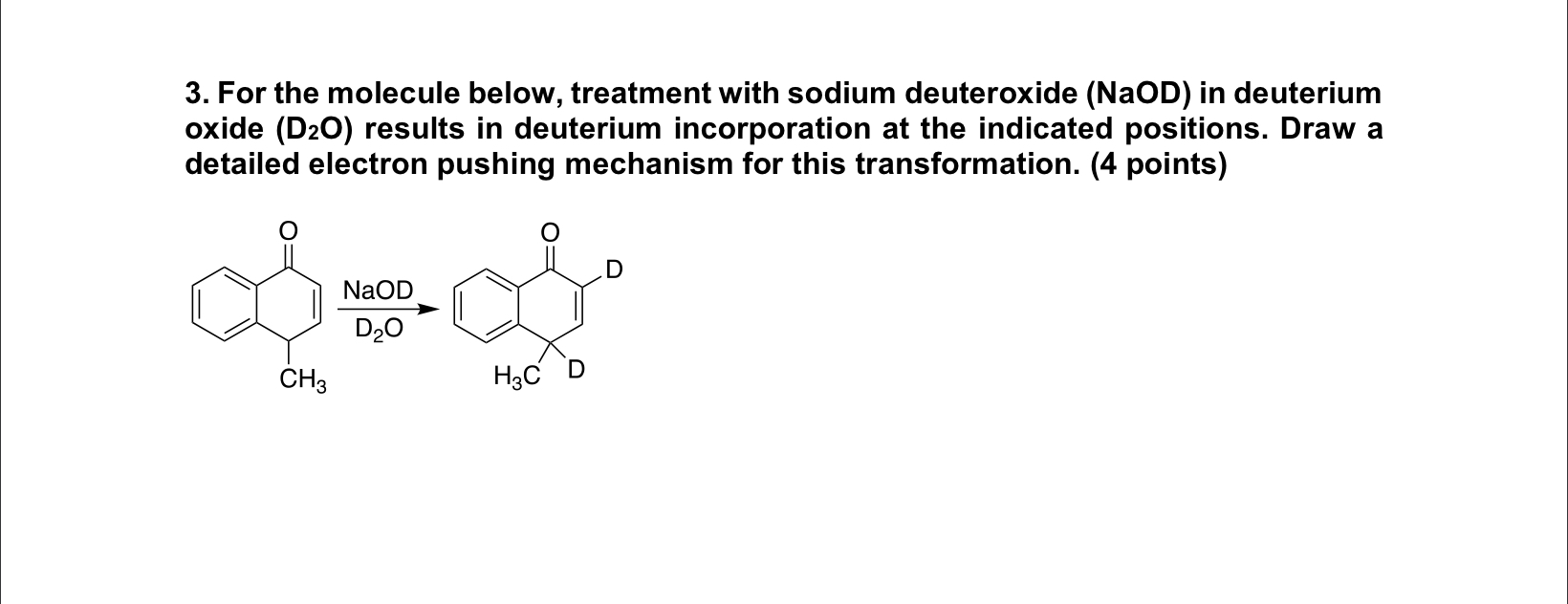 PLEASE DRAW THE MECHANISM!!!!! (VISUALLY DO NOT JUST | Chegg.com