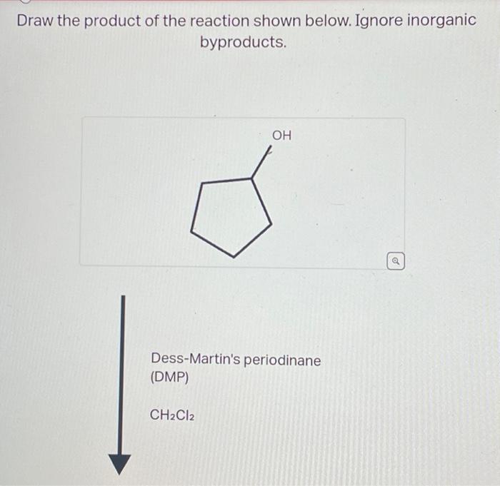 Solved Draw the product of the reaction shown below. Ignore | Chegg.com