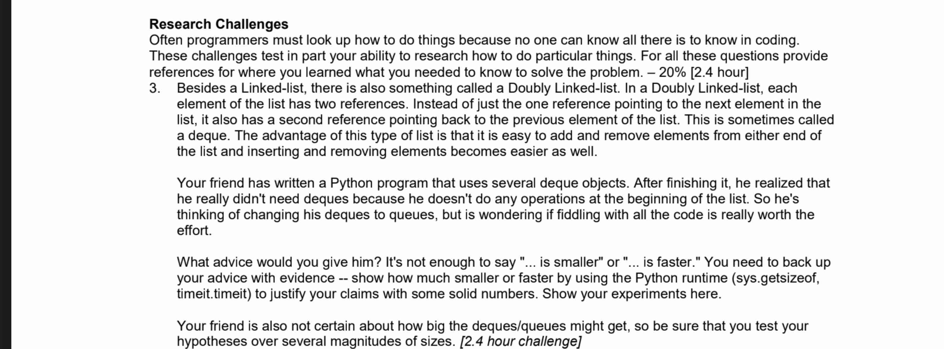 Solved Research ChallengesOften programmers must look up how | Chegg.com