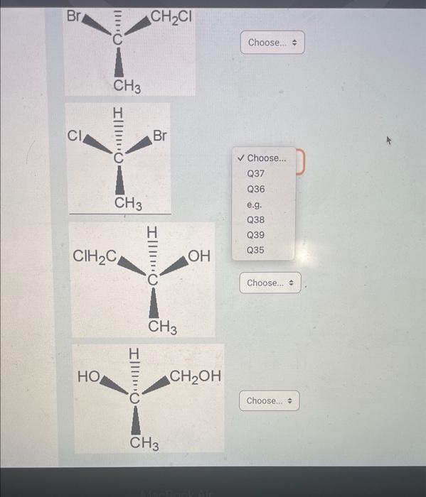 Solved Table 4: Match the structure of the enantiomer with | Chegg.com