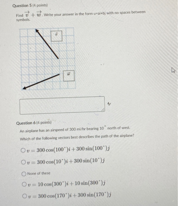 Solved Question 1 (4 points) Find the direction angle of the | Chegg.com