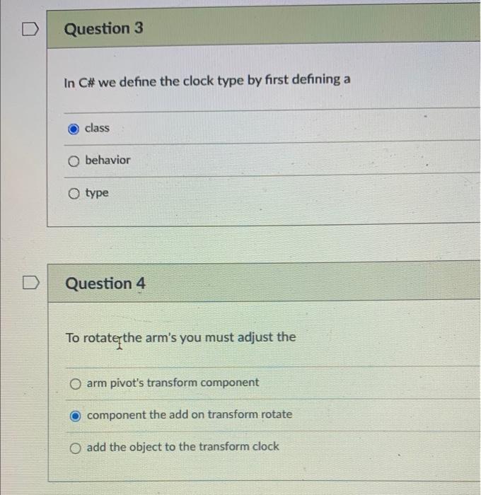 Solved In C\# we define the clock type by first defining a | Chegg.com