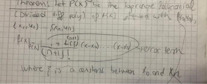 Solved Theoren: LetP(x)be the lopronce Polunavial (Divided | Chegg.com
