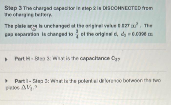 Solved Step 1: The gap between the two plates is filled with | Chegg.com