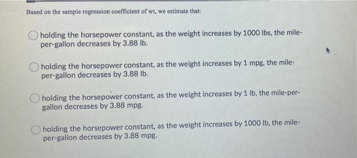 Solved Multiple regression was run for a random sample of 32 | Chegg.com