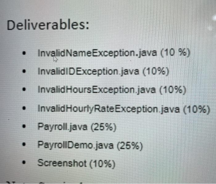 Solved COSC 2436 Lab 4 Instructions Payroll Class (Chapter 6 | Chegg.com