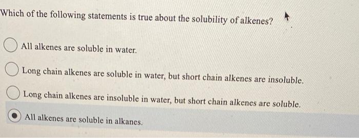 Solved Which of the following statements is true about the | Chegg.com