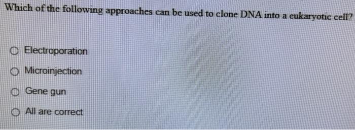 Solved Which of the following approaches can be used to | Chegg.com