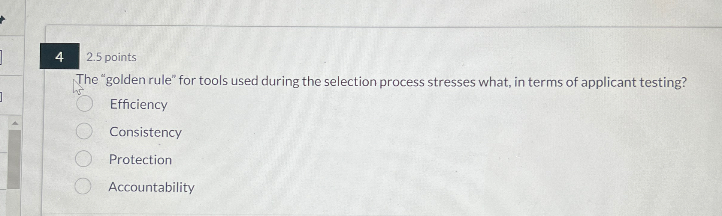 Solved 42.5 ﻿pointsThe "golden rule" for tools used during | Chegg.com