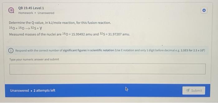 Solved QB 19.45 Level 1 Homework . Unanswered Determine the | Chegg.com
