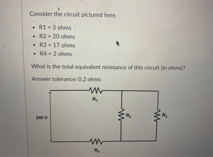 Solved Consider the circuit pictured here. • R1 = 3 ohms • | Chegg.com