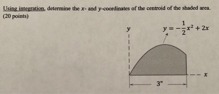 Solved x2 Using integration, determine the x- and | Chegg.com