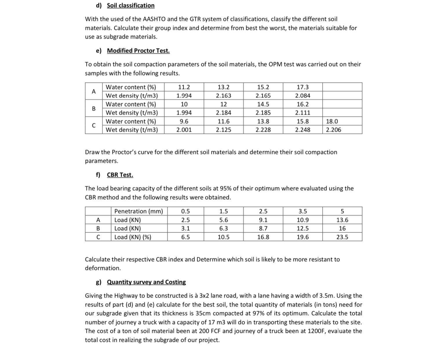 Solved \table[[Designation,A,B,C],[Shrinkage limit | Chegg.com