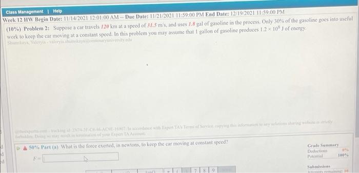 Solved Class Management | Help Week 12 HW Begin Date: 11/14 | Chegg.com