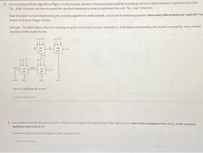 Solved 2. Let us continue with the algorithm of figure t in | Chegg.com