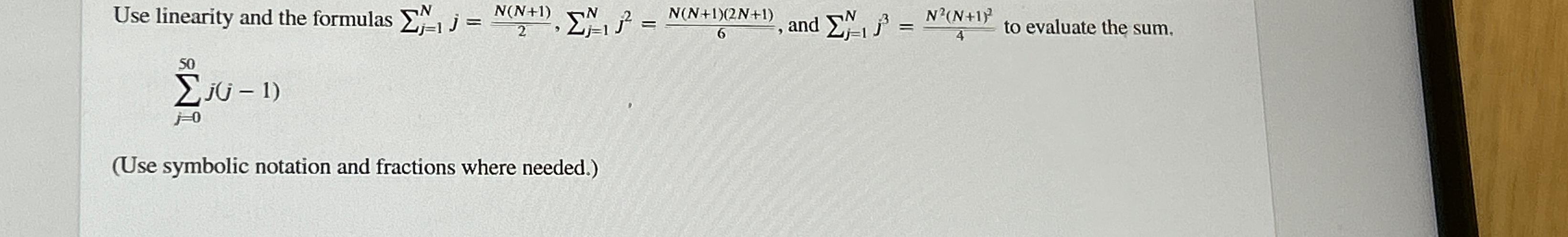 Solved Use linearity and the formulas | Chegg.com