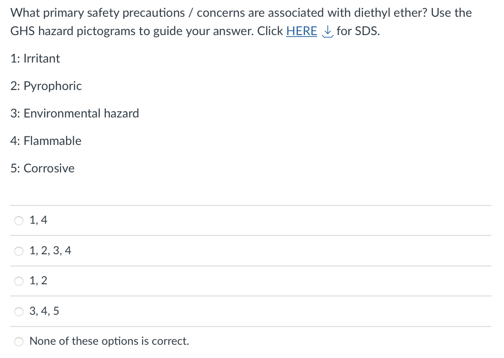 What primary safety precautions / ﻿concerns are | Chegg.com