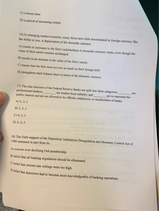 Solved D) decreases; more 4) Risk premiums on corporate | Chegg.com