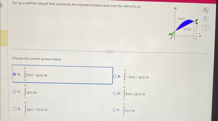 Solved Set up a definite integral that represents the | Chegg.com