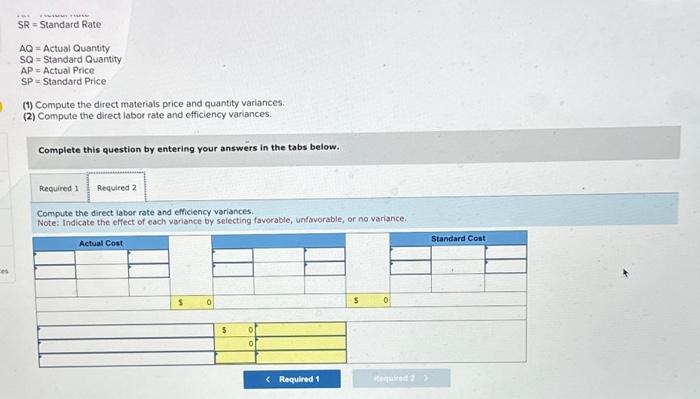 Solved Exercise 23-15 (Static) Direct materials and direct | Chegg.com