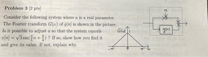 Solved Consider the following system where a is a real | Chegg.com
