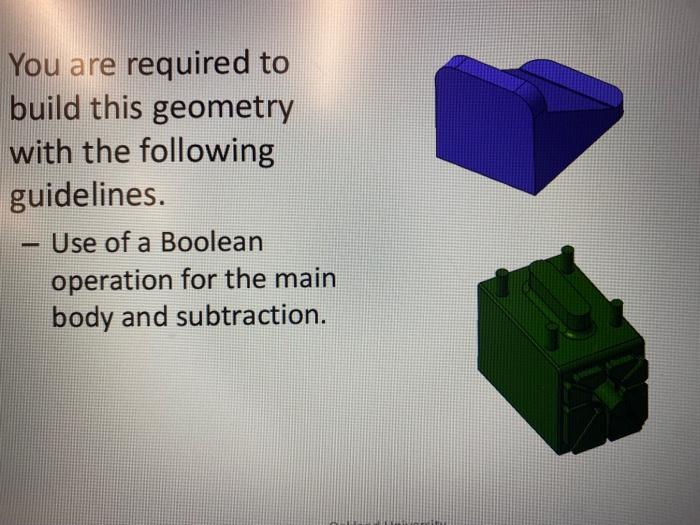 Solved how to draw in catia. step by step. using boolean | Chegg.com