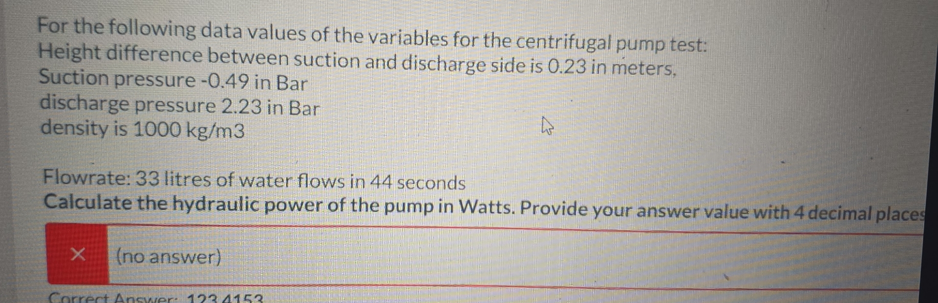 Solved For the following data values of the variables for | Chegg.com