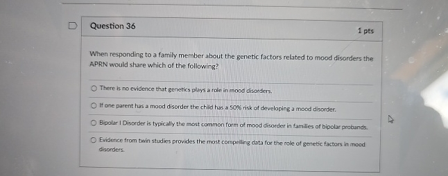 Solved Question 361 ﻿ptsWhen responding to a family member | Chegg.com