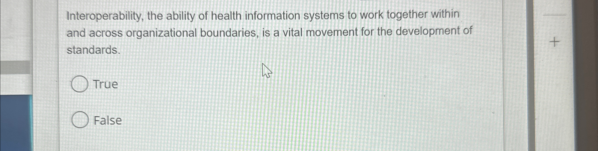 Solved Interoperability, the ability of health information | Chegg.com