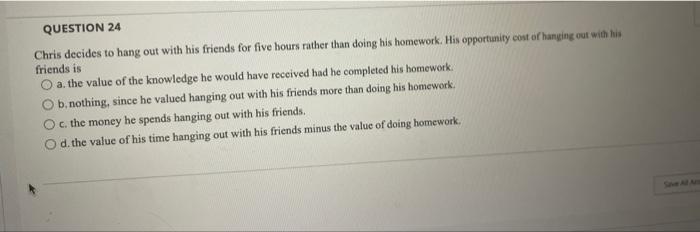 Solved QUESTION 20 3 points When two variables move in | Chegg.com