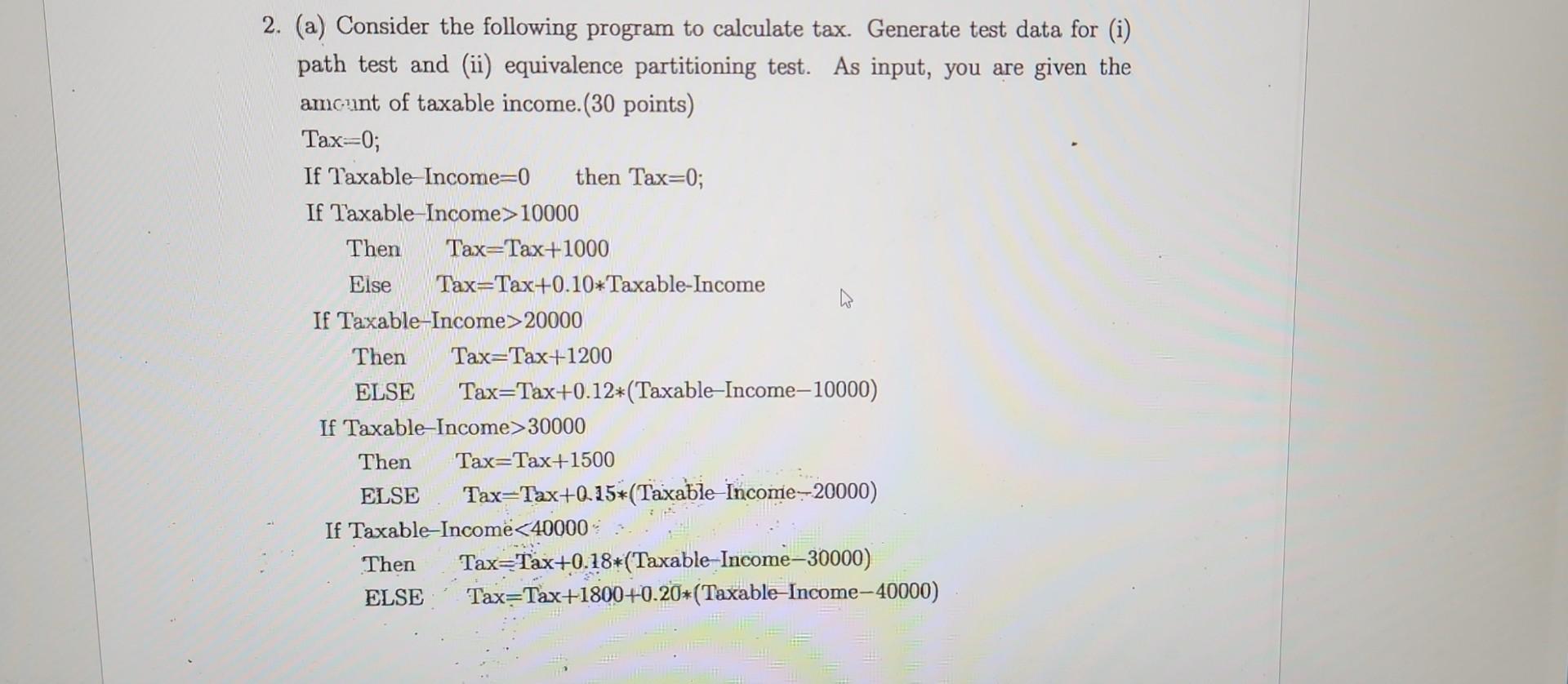 Solved 2. (a) Consider the following program to calculate | Chegg.com
