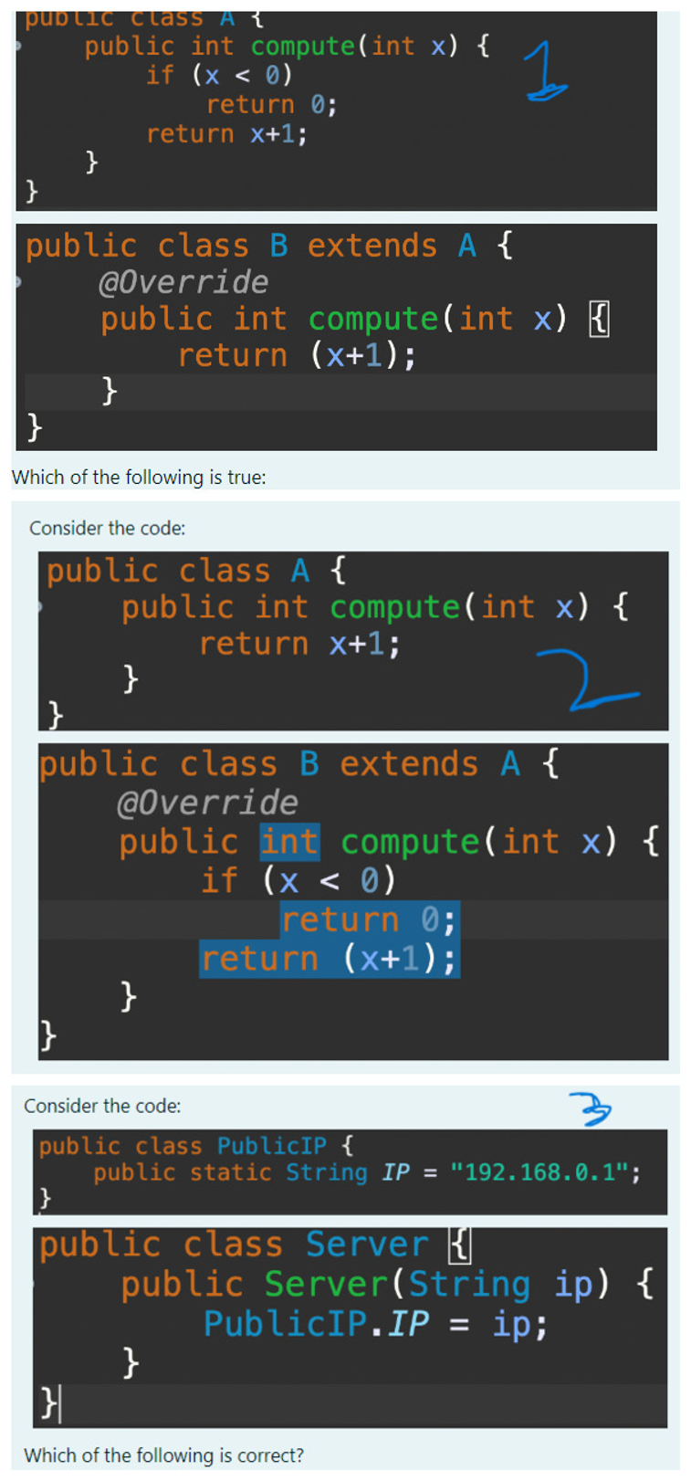 Solved Which of the SOLID principles of oop are violated in | Chegg.com