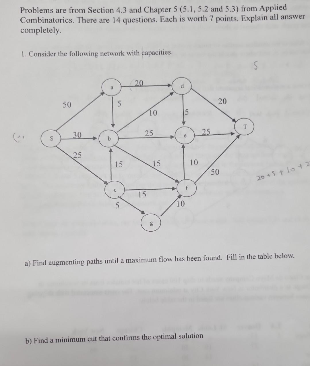 Solved Problems are from Section 4.3 and Chapter 5 (5.1, 5.2 | Chegg.com