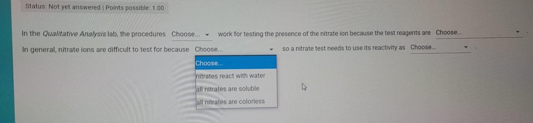 Solved Question 7 Status: Not yet answered Points possible. | Chegg.com