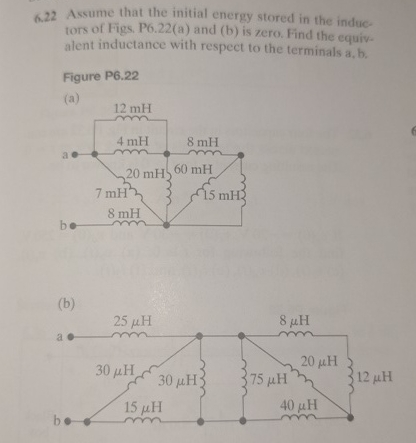 Solved 6.22 ﻿Assume that the initial energy stored in the | Chegg.com