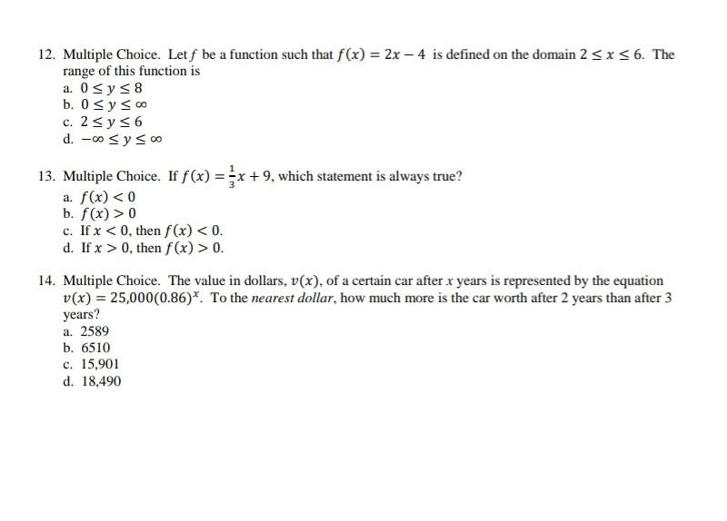 Solved MRS21 Functional Notation Wkst #109 Name Period Date | Chegg.com