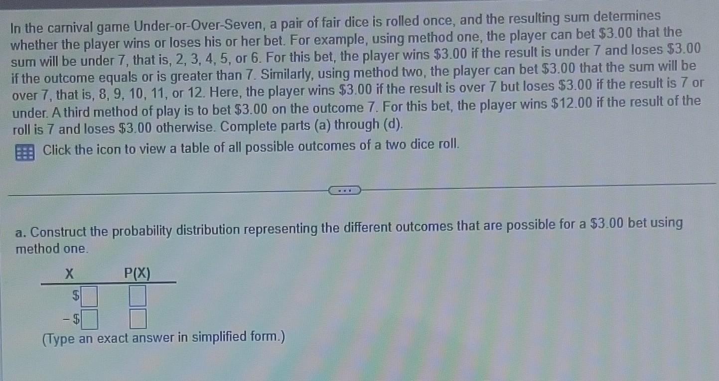 Solved b. construct the probability distribution | Chegg.com