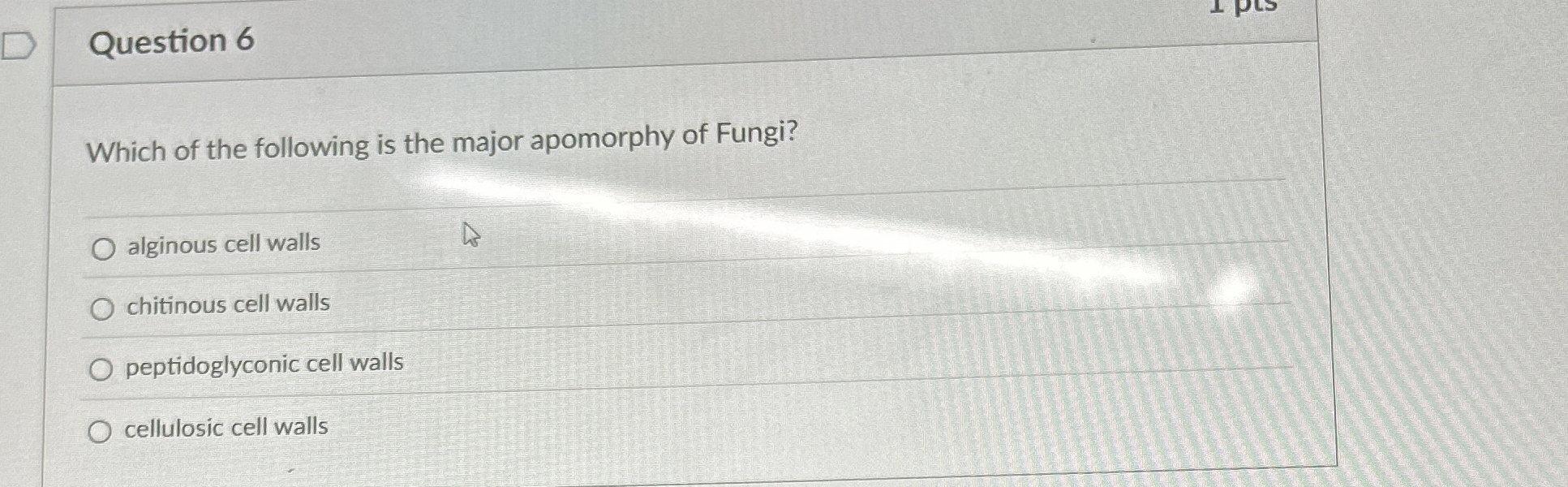 Solved Question 6Which of the following is the major | Chegg.com