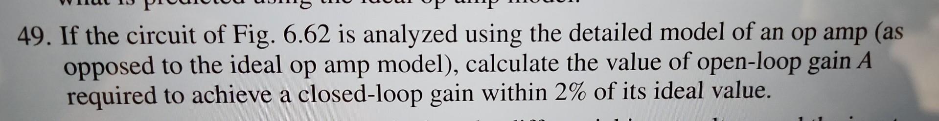 Solved FIGURE 6.6249. If the circuit of Fig. 6.62 is | Chegg.com